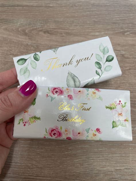 Personalised Aldi Chocolate Wrapper White Background Your Decor Design