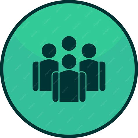 Premium Vector A Assembly Point Icon Wiith Green Circle And Black