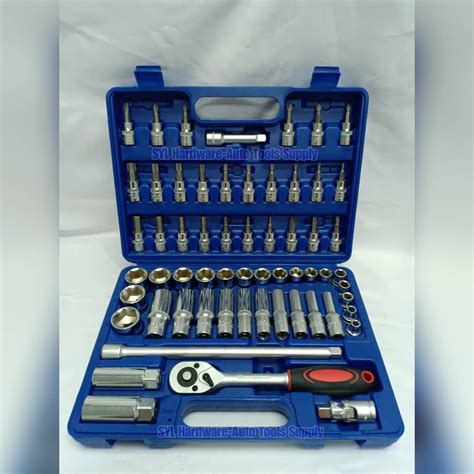 61pcs X 38 Box Socket Set 6pt Sb Tools Shopee Malaysia