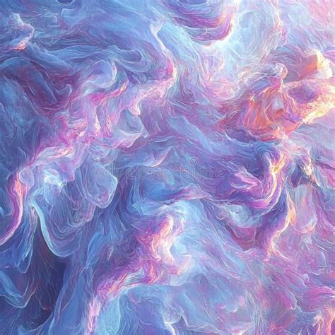 This Abstract Design Features Flowing Waves In Pastel Colors Creating