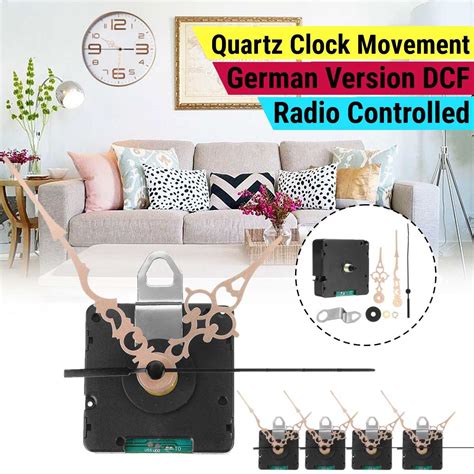 12510x Quartz Clock Atomic Radio Controlled Sil Vicedeal
