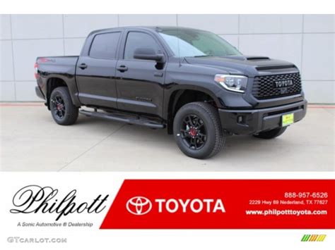 2019 Midnight Black Metallic Toyota Tundra Trd Pro Crewmax 4x4