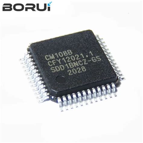 1pcs New And Original Cm108 Cm108b Lqfp48 Usb Decoding Chip Usb Audio