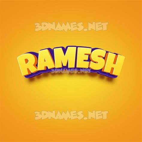 Ramesh Name 3d Wallpaper