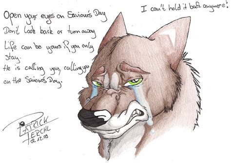 Crying Wolf Drawing