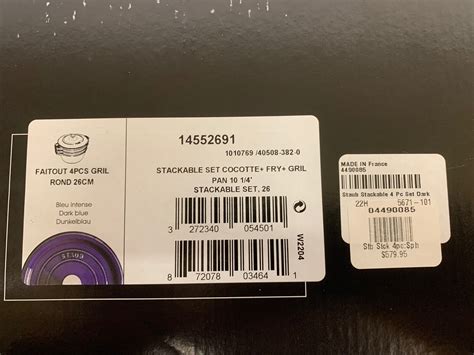 Buy Staub Cast Iron 4 Pc Stackable Set Nib Online At Lowest Price In Ubuy India 125616473141