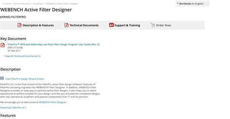 Webench® Tools How To Specify Supply Voltage Type Singledual Supply