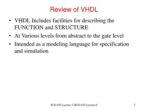Ppt Lecture 17 Vhdl Structural Modeling Powerpoint Presentation Free Download Id2400193