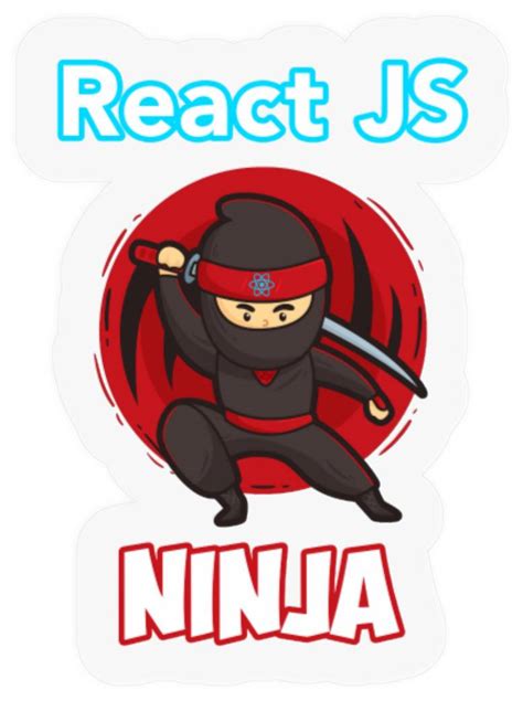 Reactjs React Js Javascript Framework Stickers Sold By Bunnieafraid