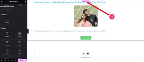 How To Make Elementor Columns And Containers Clickable For Free