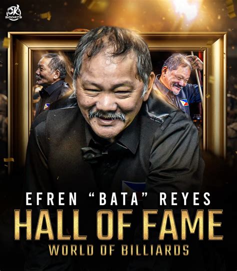 Billiard Legend Efren ‘bata Reyes Inducted Into World Hall Of Fame Manila Magazine