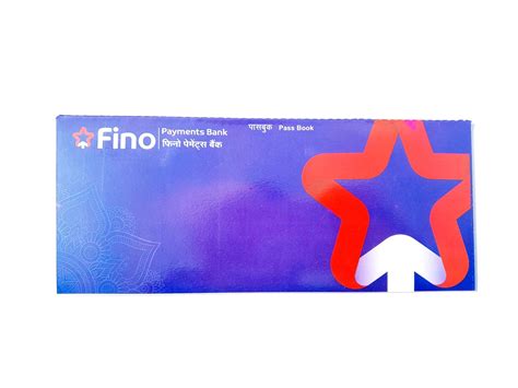 Fino Payments Bank Passbook Best All Colum 20 Pieces Passbook