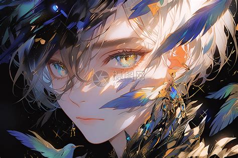 二次元少年插画图片下载 正版图片601159862 摄图网