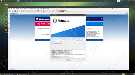 Установка Apache Netbeans 111 на Raspberry Piopibpi Micropi