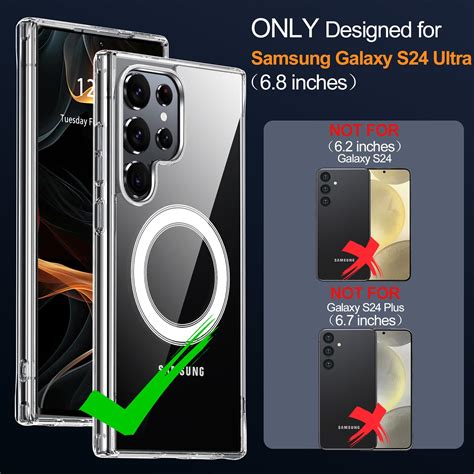 Amilifecases For Samsung Galaxy S24 Ultra Case Clear