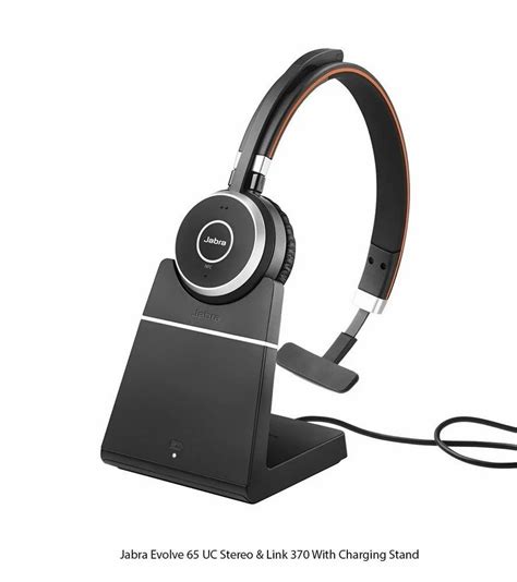 Jabra Evolve Uc Stereo Link With Charging Stand Black At Piece In New Delhi
