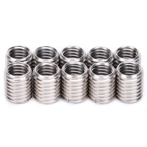 10pcs Insert Nutthread Repair Sleeve Threaded Bushing