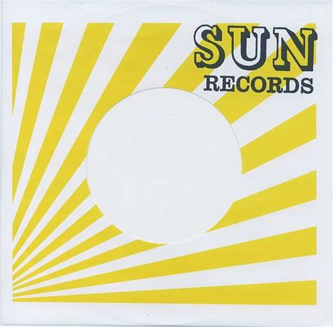 Sun Records Logo In Yellow And White
