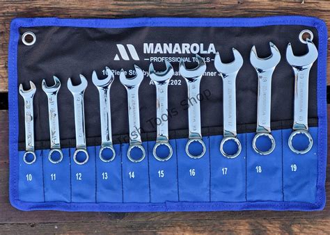 10 Piece Stubby Combination Spanner Set Irish Tools Shop