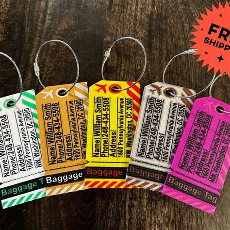 Funny Luggage Tags Etsy