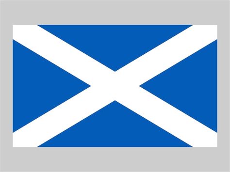Premium Vector Scotland Flag Official Colors And Proportion Vector