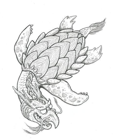 12 Best Dragon Turtle Tattoo Designs Petpress