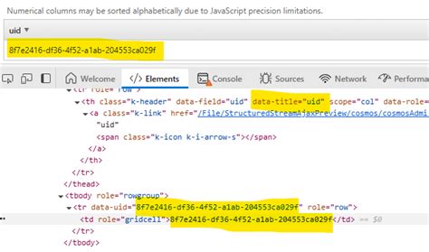 Javascript Kendojs Uid Bug Stack Overflow