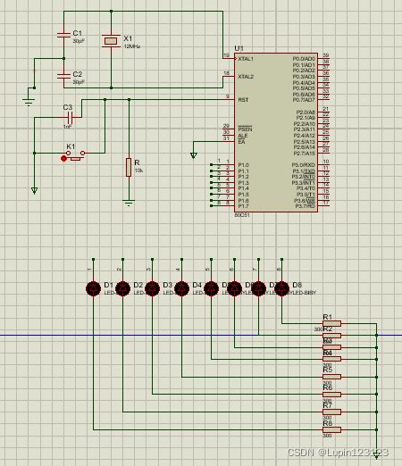 1044 51单片机控制系统8个led“跑马灯”实验单片机走马灯程序8个 Csdn博客 1044 51单片机控制系统8个led“跑马灯”实验单片机走马灯程序8个 Csdn博客