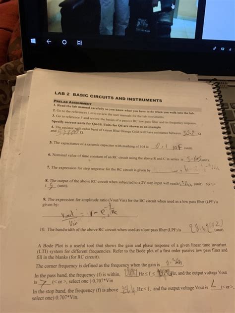 Solved Lab 1 Basic Data Processing Pre Lab Assignment 1