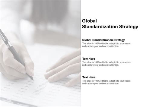 Global Standardization Strategy Ppt Powerpoint Presentation Professional Sample Cpb
