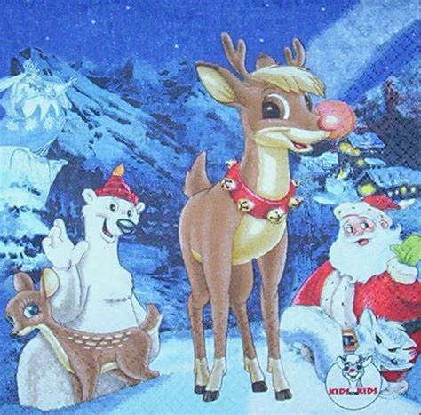 Rudolf Das Rentier Serviette Susipuppis Serviettenwelt De