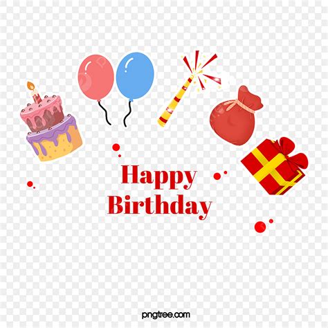 생일 일러스트 축하 장식 패턴 생일 클립 아트 생신 인사말 카드 Png 일러스트 및 Psd 이미지 무료 다운로드 Pngtree
