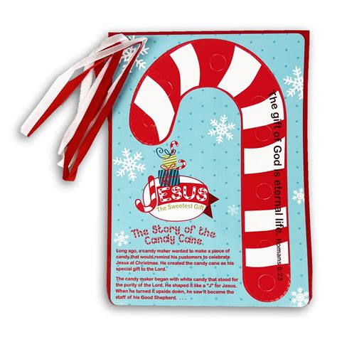 Jesus Is The Sweetest T Candy Cane Weaving Activity Potters House