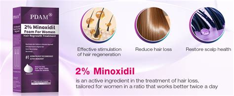 Minoxidil For Women Foam Hair Growth Minoxidil Hair