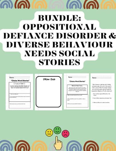Bundle Oppositional Defiance Disorder And Diverse Behaviour Need Social