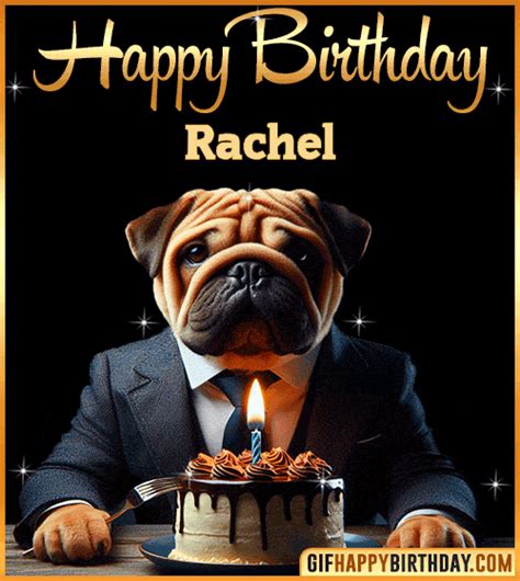 🎉 Happy Birthday Rachel  🎂 Funny And Personalized Animated Wishes