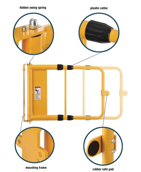 Ssg2440 Spring Loaded Safety Swing Gate Safety Gate Material Handling And Lifting Equipment