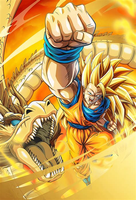 Super Saiyan 3 Goku Dragon Fist