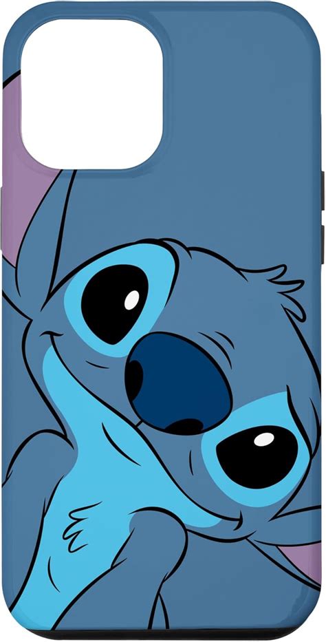 Disney Lilo And Stitch Cute Stitch Face Slate Gray Case For Iphone 12