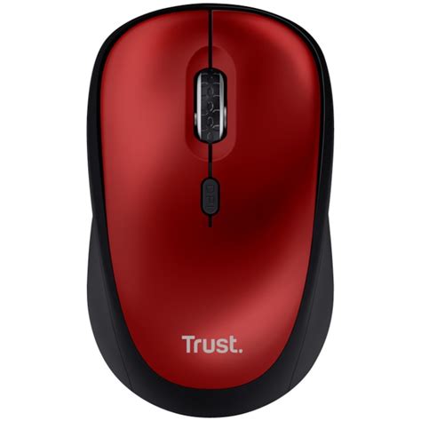 Mouse Wireless Trust Yvi Eco Silentios Rosu Emag Ro