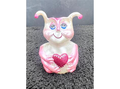 Fenton Luv Bug Ooak Lisa Van Es Rare Etsy