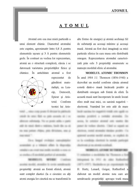 Referat Atomul 314525