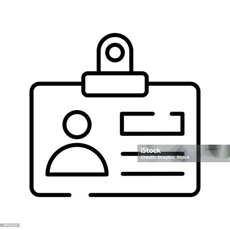 Desain Vektor Kartu Identitas Siswa Ikon Entry Pass Dengan Gaya Modern