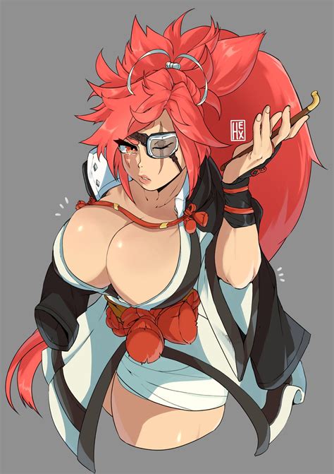 Rule 34 1girls Baiken Big Breasts Big Thighs Breasts Coat Eye Patch