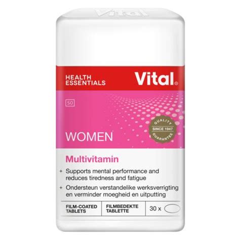 Vital Womens Multivitamin Film Coated Tablets 30 Pack Check That