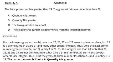 Gre Quantitative Comparison