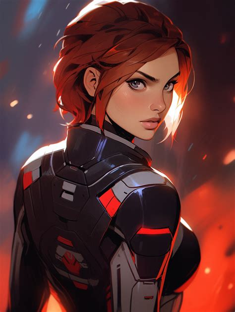 Jane Shepard From Mass Effect Anime Style By Gordon87 On Deviantart