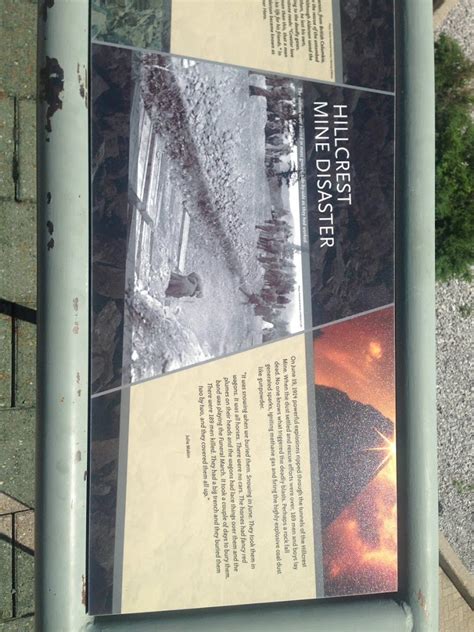Read The Plaque Crowsnest Pass Frank Slide Bellevue Mine