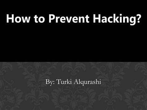 Information Security Ppt