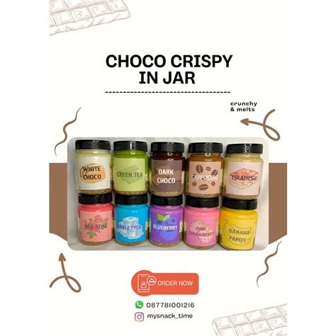 Jual Choco Crunchy In Jar Coklat Crispy Lumer Cemilan Coklat Lumer Choco Jar Shopee Indonesia
